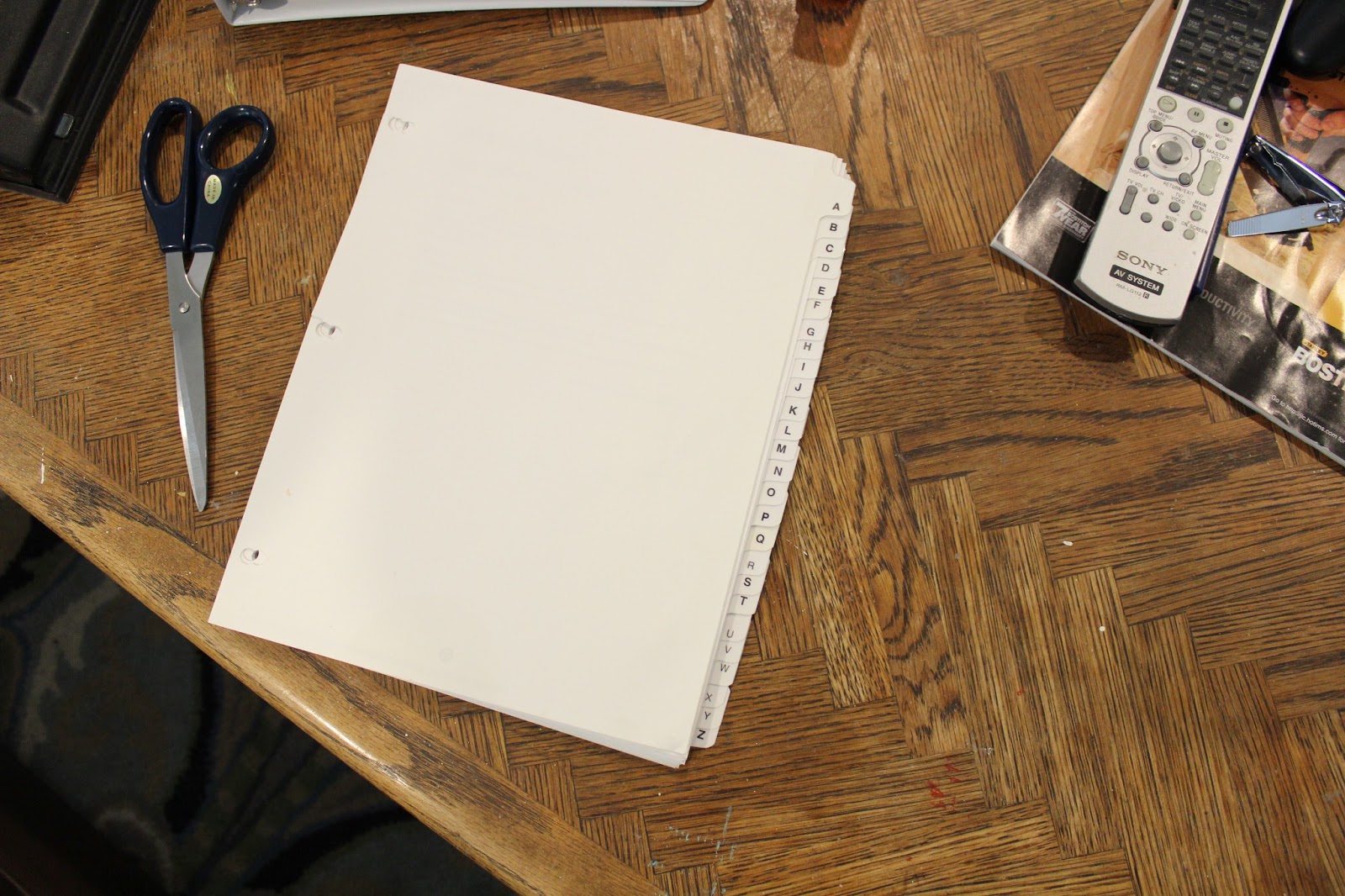 Recipe Tear Sheet Cookbook