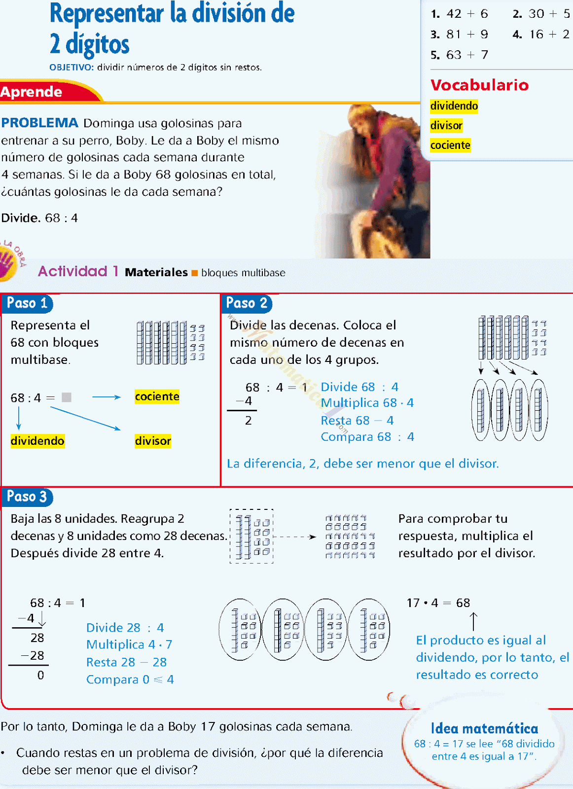 MULTIPLICACIÓN Y DIVISIÓN EJEMPLOS DE MATEMATICA 4–CUARTO BASICO PDF