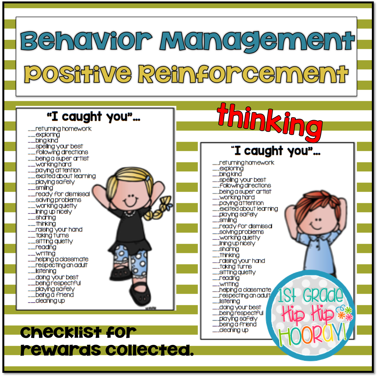 1st Grade Hip Hip Hooray!: Behavior Management...Building Positive ...