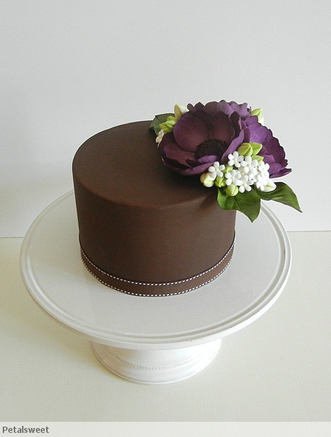 The Petalsweet Blog: The Single Tier Cake