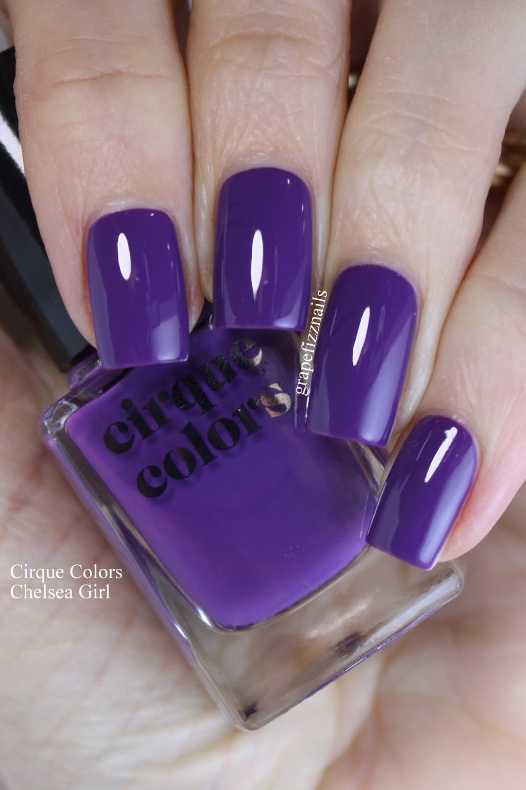 Grape Fizz Nails: Cirque Colors February Swatch and Review