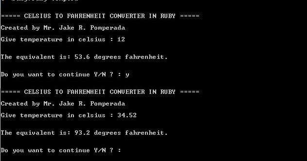 Free Programming Source Codes And Computer Programming Tutorials Celsius To Fahrenheit