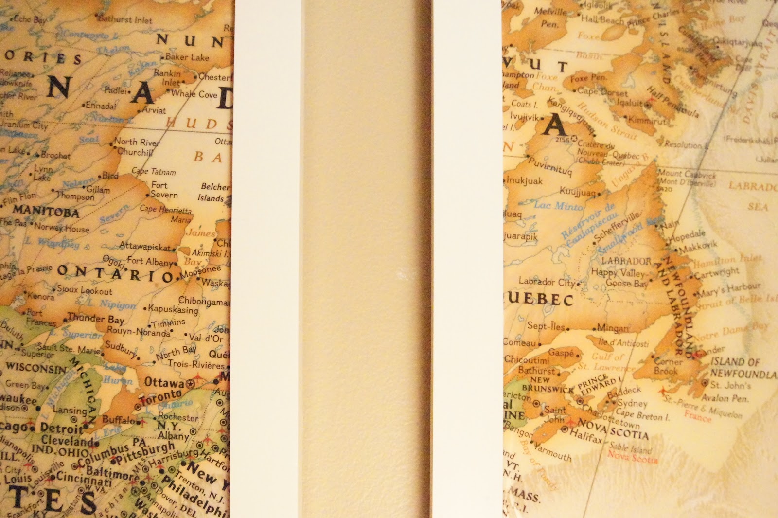 Wind and Willow Home: Make it yourself Monday: Map Art