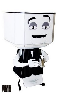Cappuccino Waiter Papercraft | Papercraft Paradise | PaperCrafts ...