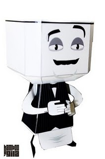Cappuccino Waiter Papercraft | Papercraft Paradise | PaperCrafts ...