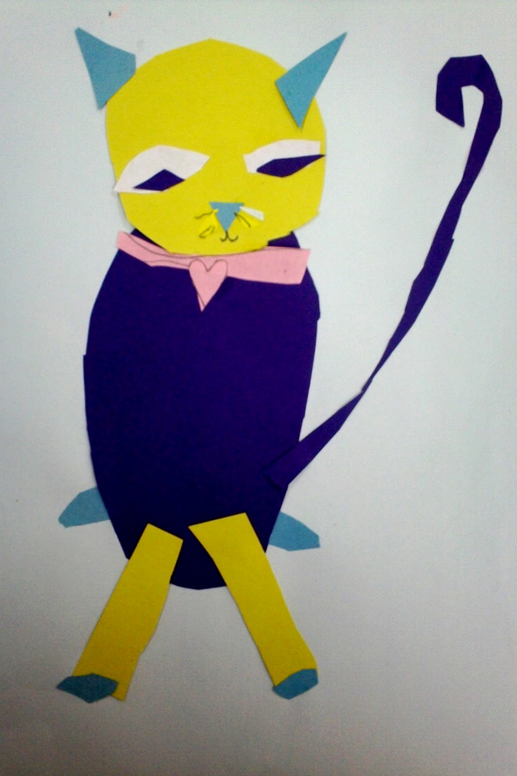 Art With Mr. E: Kindergarten Collage Cats