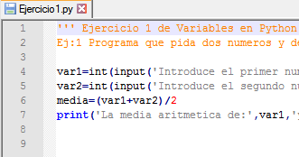 Mantenimientos Electrónicos: Practica 6: Ejercicios Python