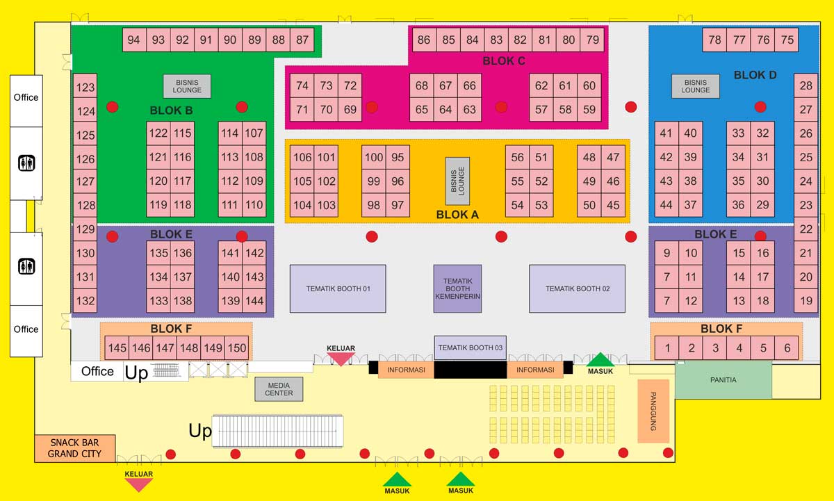 LAYOUT PAMERAN | RENCANA EVENT |PERENCANAAN PAMERAN ~ PARTISI PAMERAN ...