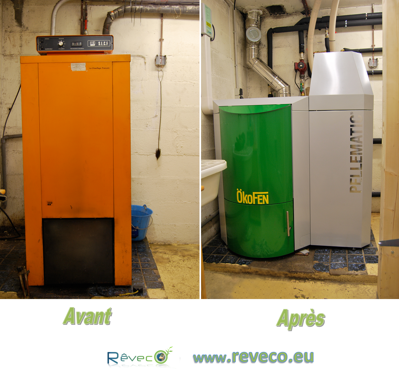 La photothèque Reveco: Chaudière à granules de bois