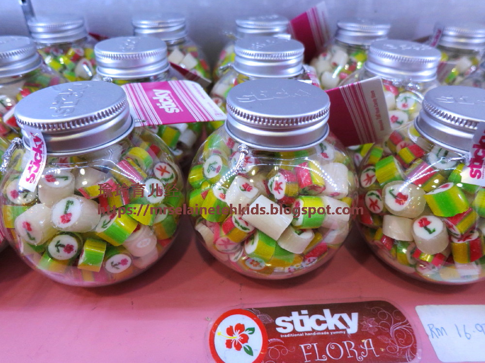瑜玲育儿经 (Elaine Teh): 参观糖果店~ 手工糖果 （Sticky Candy~ 1 Utama）