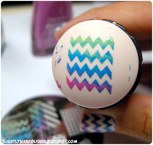 Slightly Nail Polished: Gradient Stamping Tutorial...