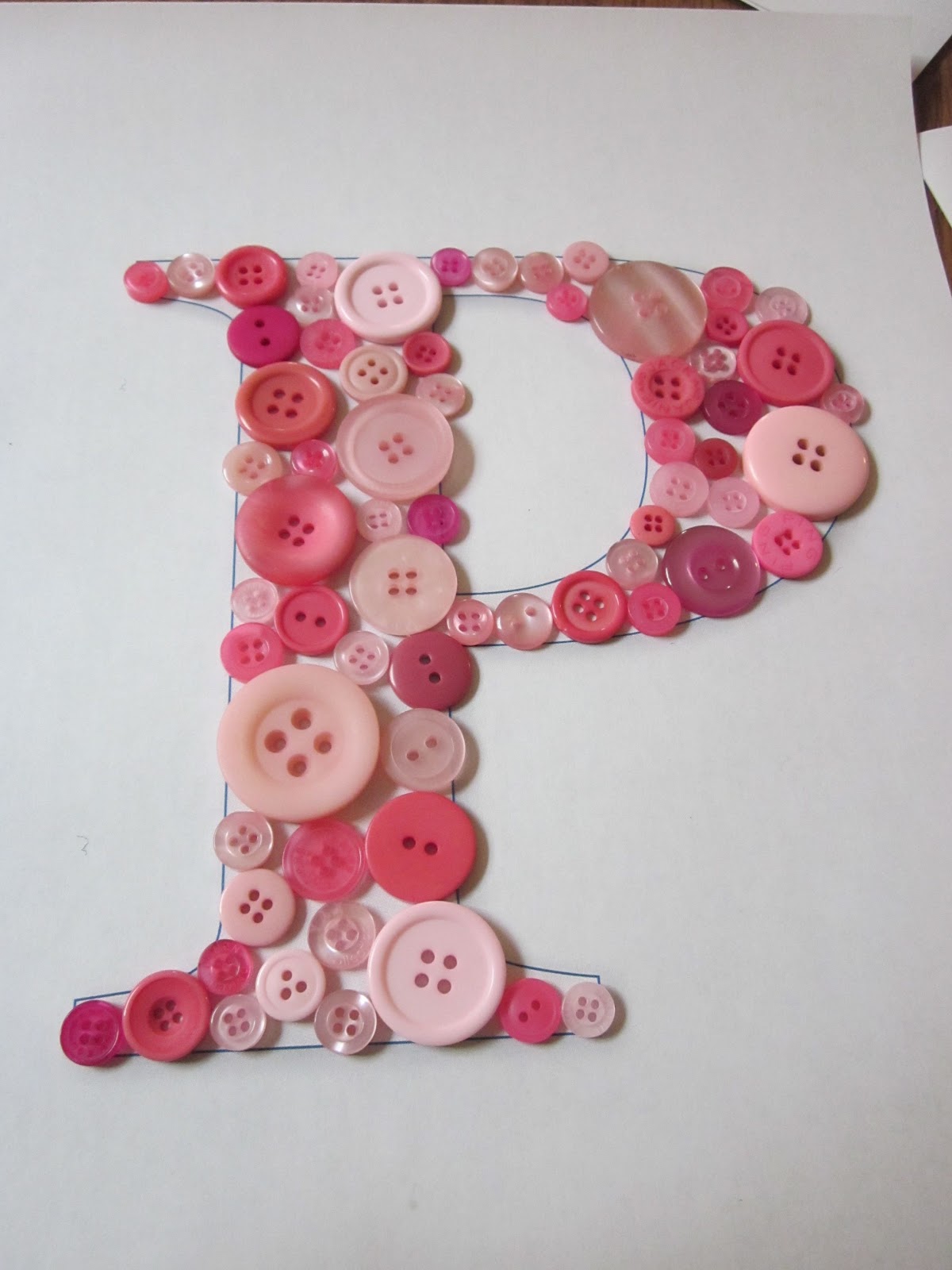 My blahg: Tutorial: How to Make Nursery Button Art