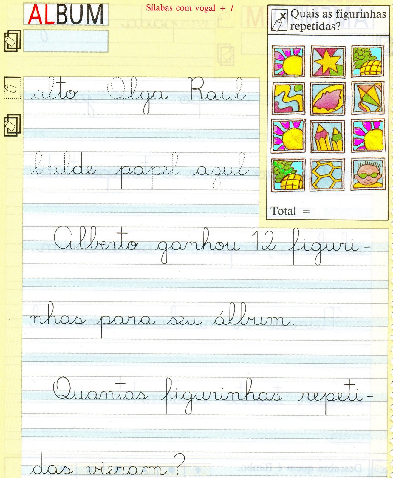 Cantinho da Dezinha: Caligrafia