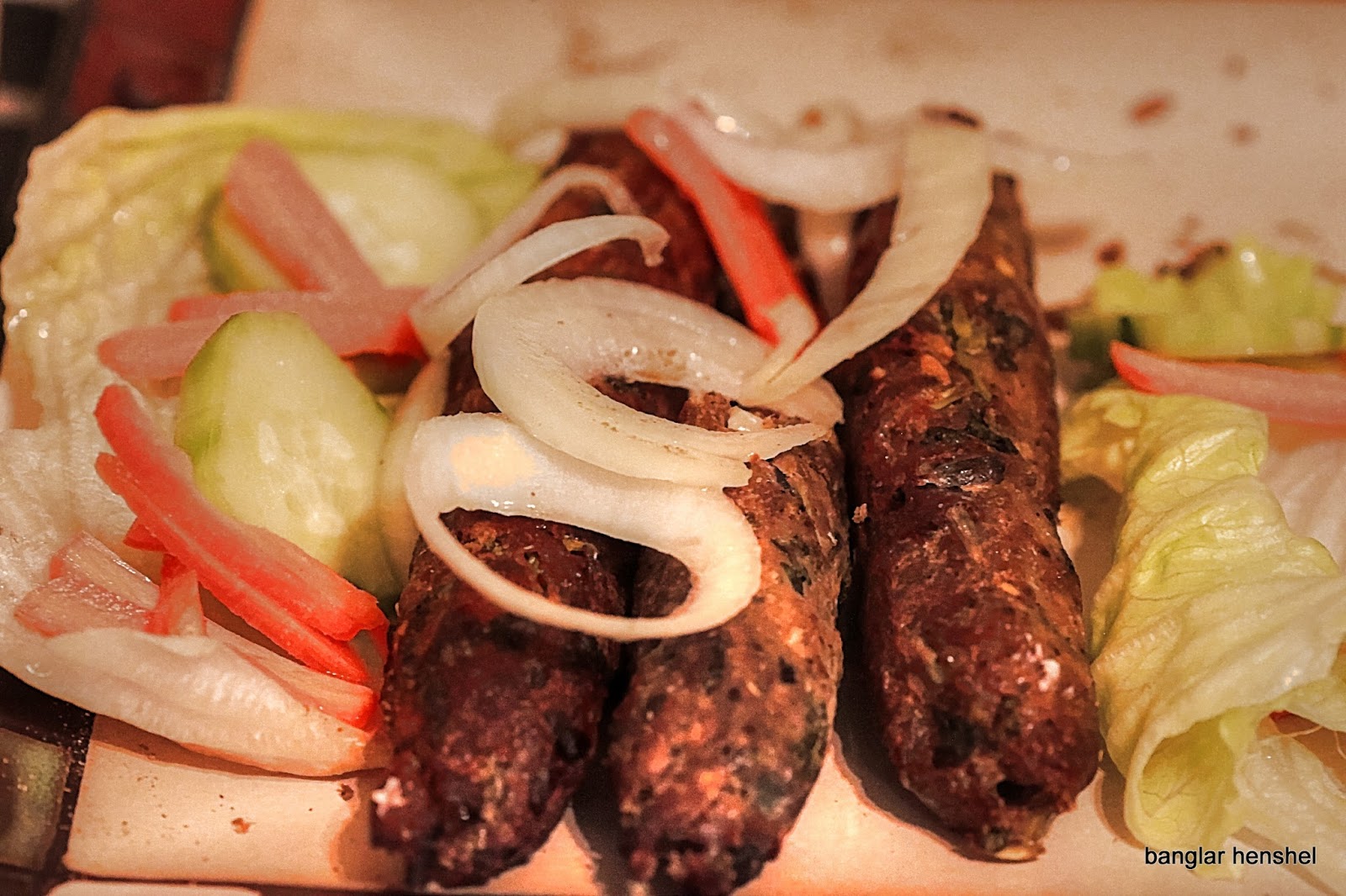 Banglar Henshel: Sheekh Kabab/ Minced chicken or lamb skewer