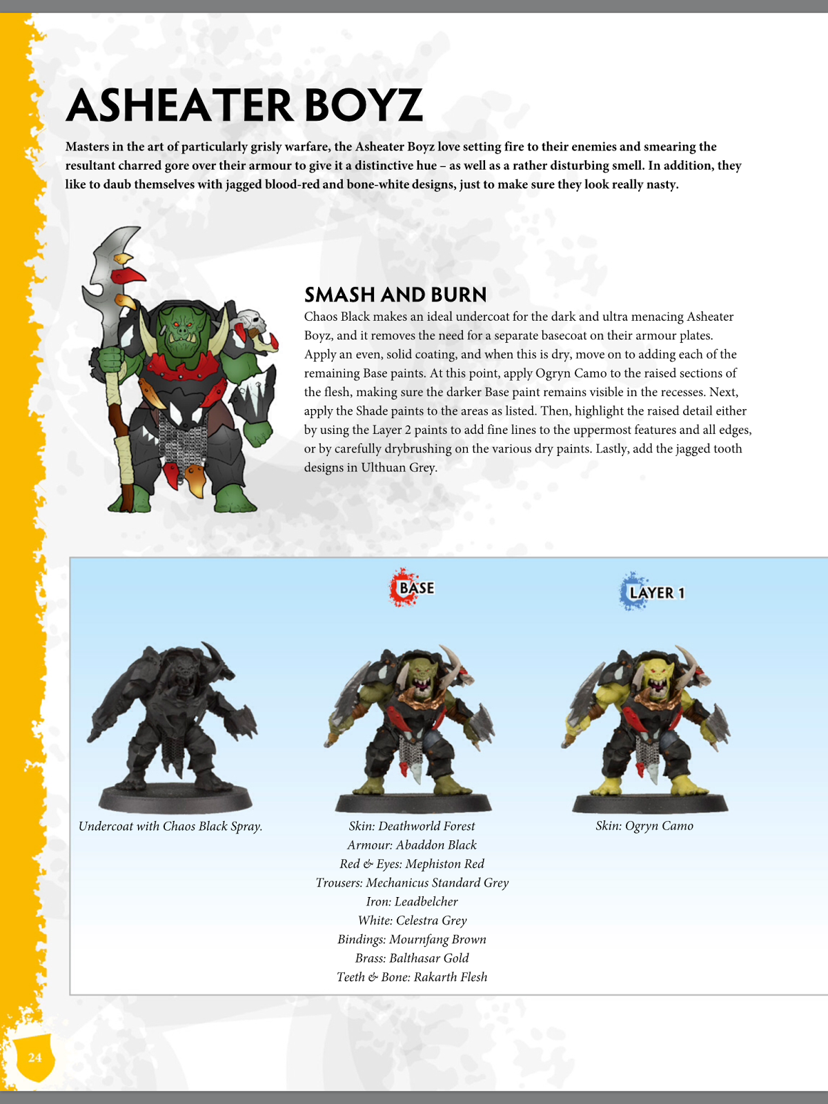 Kris Wall Minis: Ironjawz Color Scheme Decisions