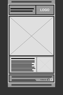Dzyn Bucket: Wireframe for Email Newsletter