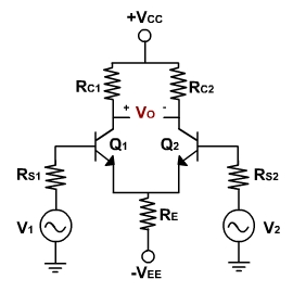 Dual-Input Balanced-Output Differential Amplifier | ECEstream