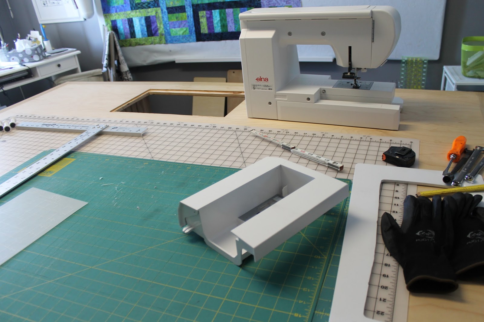 SunShine Sews...: Custom Sewing Table