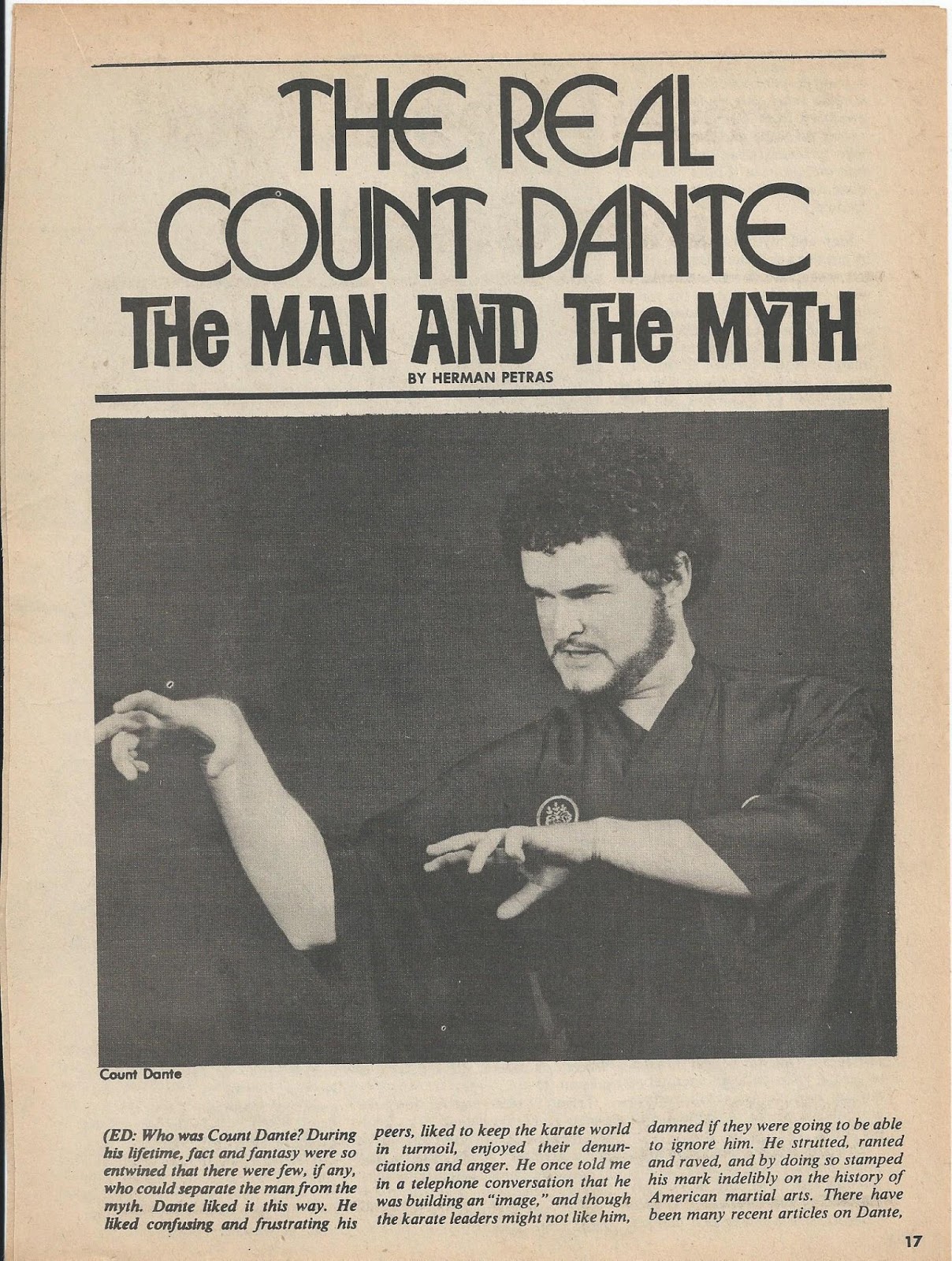 Isshin - Concentration the Art: Remembering Count Dante