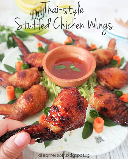 DreamersLoft: Thai-style Stuffed Chicken Wings