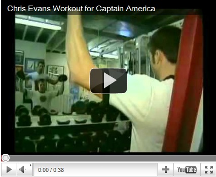Chris Evans Workout Video ~ Chris Evans Workout