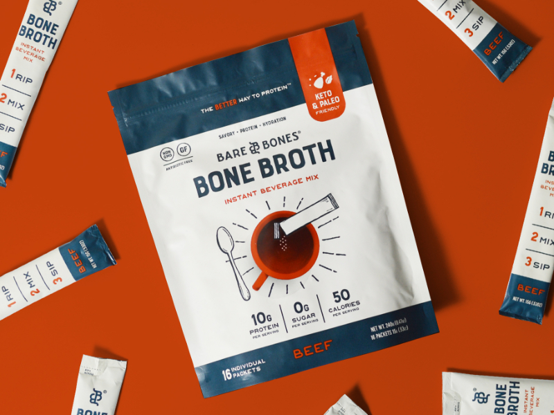 Bare Bones Instant Bone Broth – Packaging Of The World