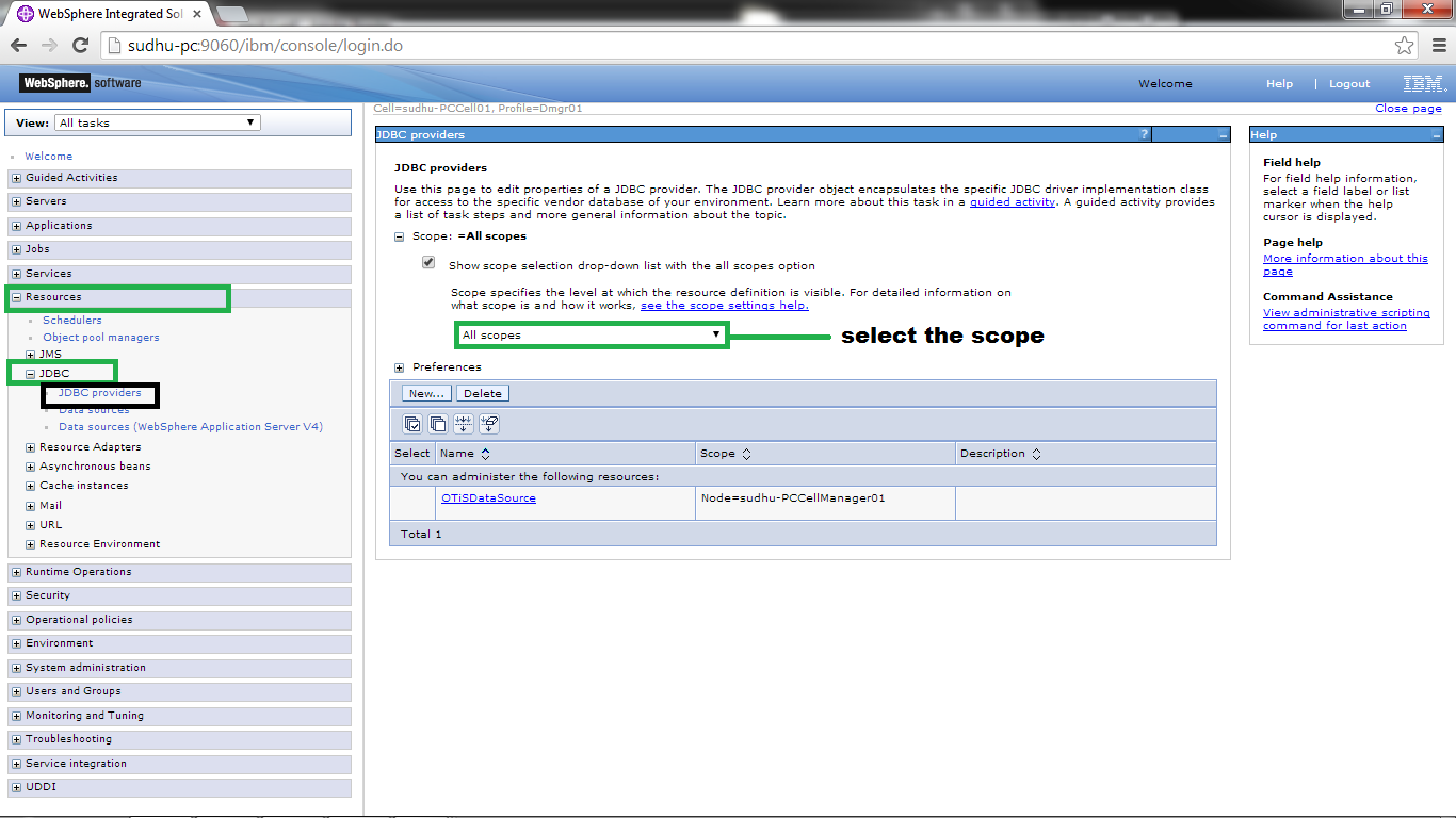 IBM WebSphere Application Server: Configuration oracle data source in WebSphere Application ...