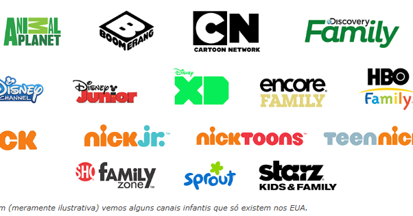 Sinal Box: Canais infantis abertos na Claro TV e NET