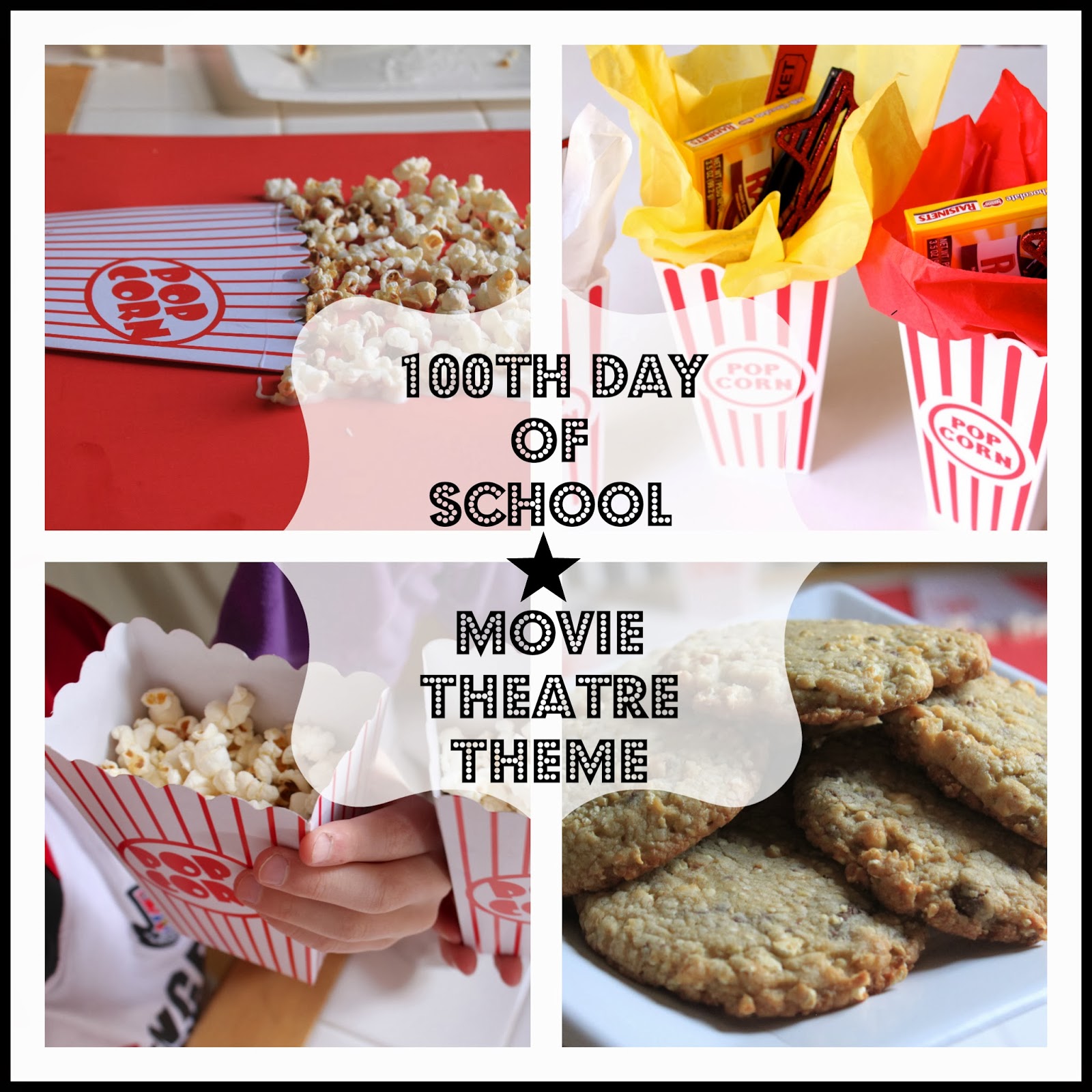 100th Day of School {Movie Theatre Theme} — Delightful Learning