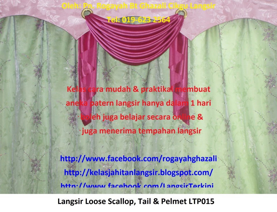 Klik disini utk melihat banyak lagi pattern langsir terkini