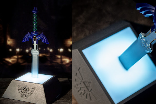 Essa luminária do pedestal da Master Sword vai iluminar a escuridão do ...
