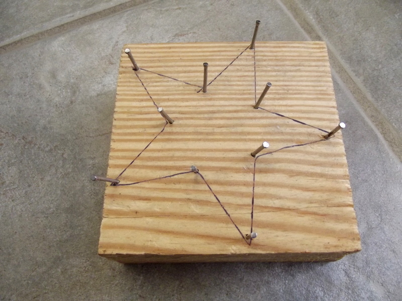 Morning by Morning Productions: Wire Star Ornaments