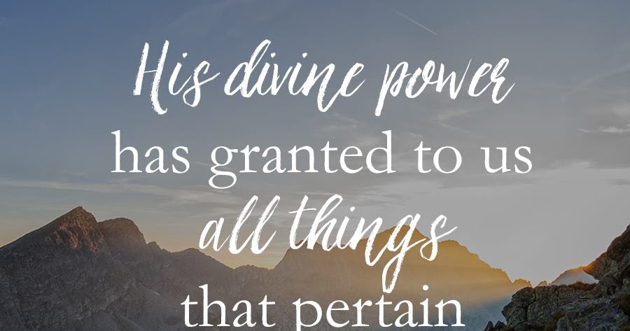 Living for God: Equipped with Divine Power