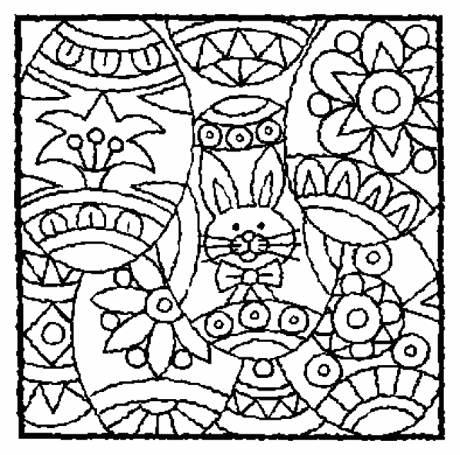 Free Coloring Pages: Online Easter Coloring Pages