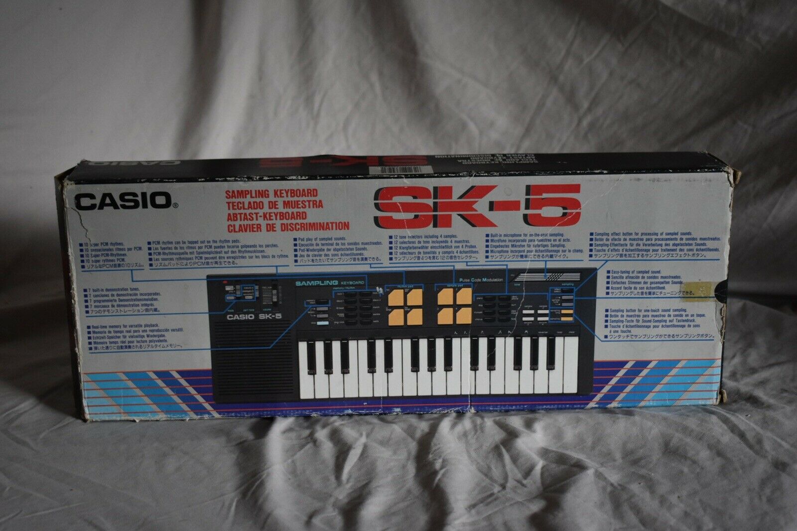 MATRIXSYNTH: Casio SK-5 Vintage Piano Keyboard Organ Synthesizer ...