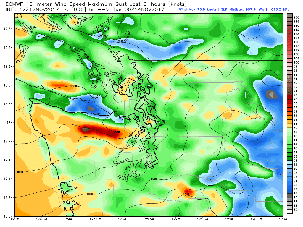 Cliff Mass Weather Blog: A Possible Strong Wind Event Tomorrow