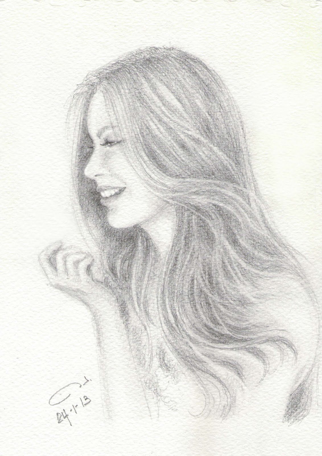 Welcome to Kesinee Blog: ภาพวาดหน้าด้านข้าง