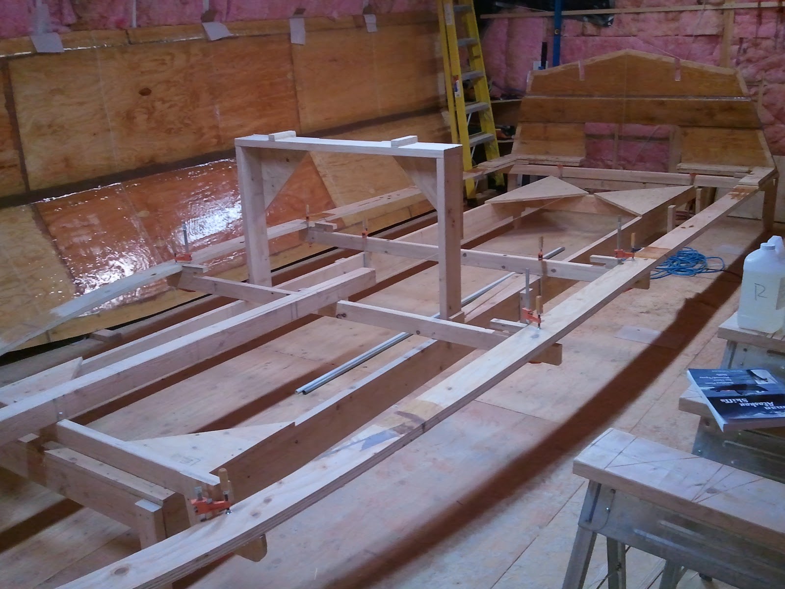 Building a Tolman Skiff: Day 53 - Tying it together