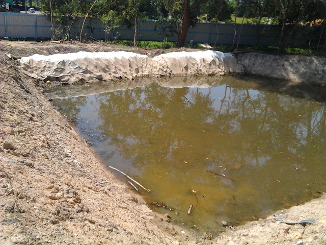 sedimentation pond-environmental engineering