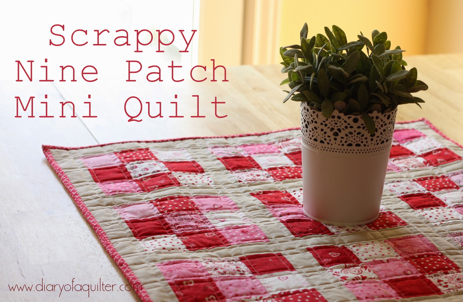 Gorgeous Mini Scrap Quilt Tutorial