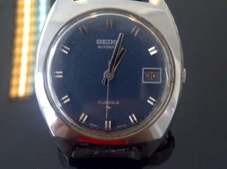 Batavia Jam: SEIKO AUTOMATIC 7005 - 8042 BLUE DIAL SOLD