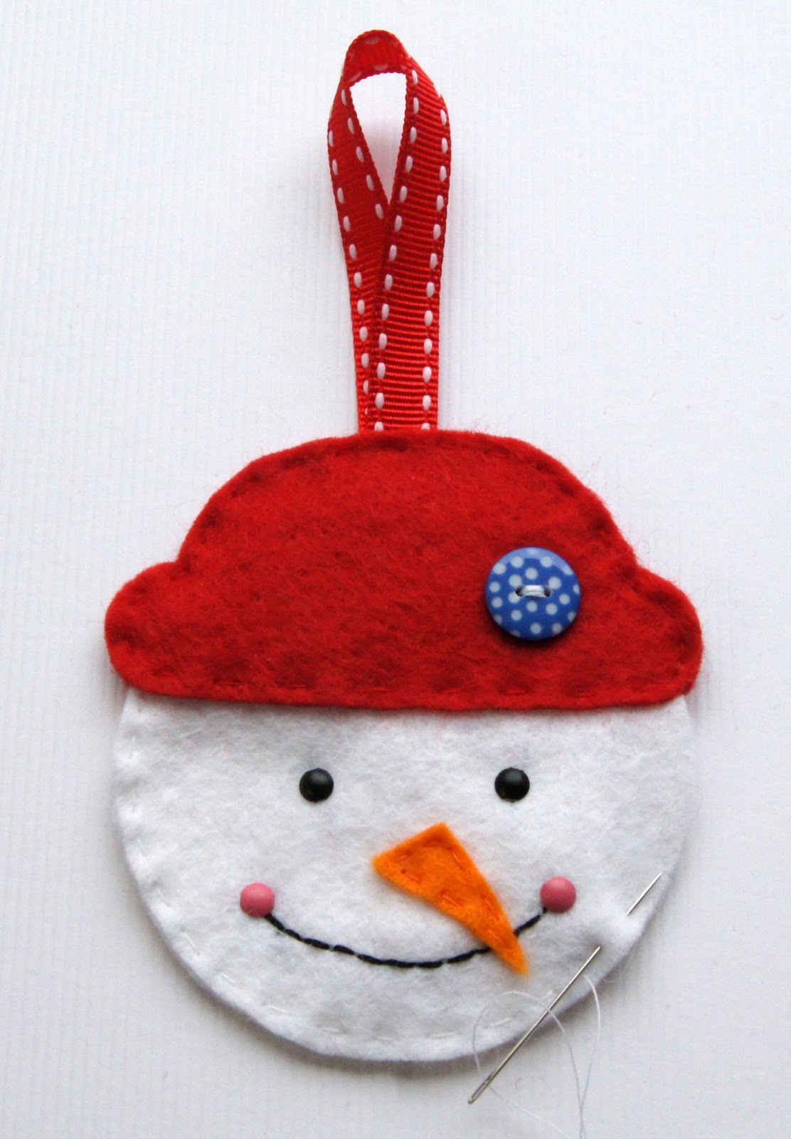 Tied with a Ribbon: Snowman Tutorial