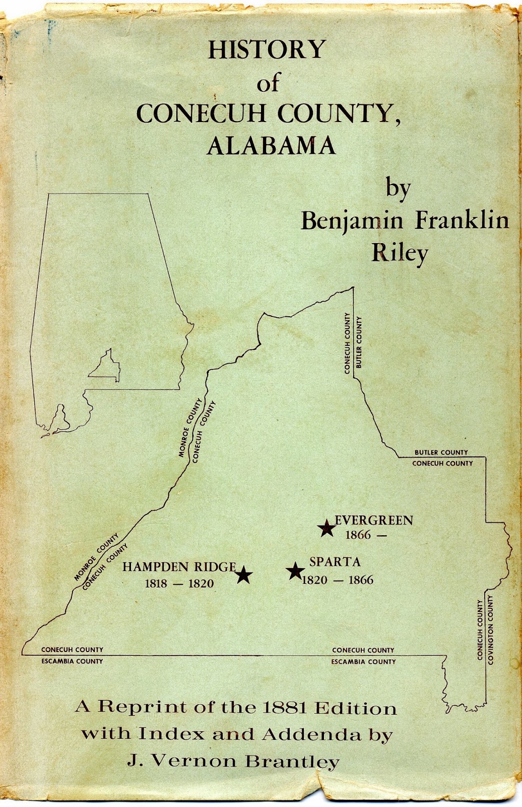 Dispatches from the LP-OP: Riley's 'History of Conecuh County' details ...