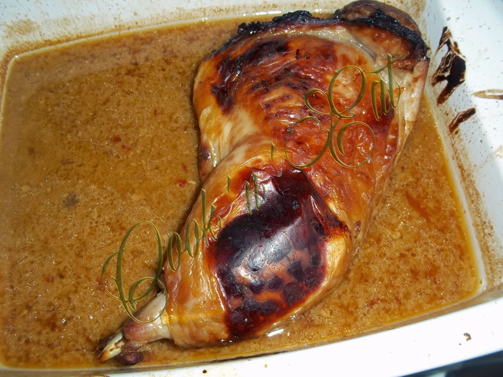 Cuisse de dinde au miel