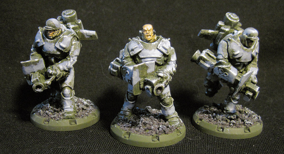 invivos: Dust Tactics: My painted Allied Platoon