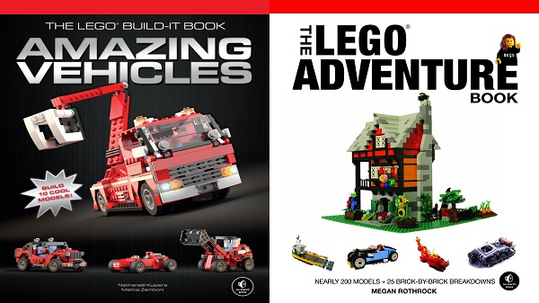 No Starch Press Announces LEGO Build-It Book, Vol. 1: Amazing Vehicles