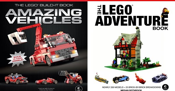 No Starch Press Announces LEGO Build-It Book, Vol. 1: Amazing Vehicles