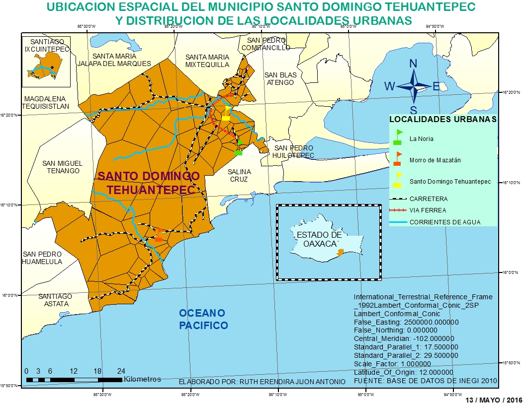 SANTO DOMINGO TEHUANTEPEC MUNICIPIO DEL ESTADO DE OAXACA. : mayo 2016
