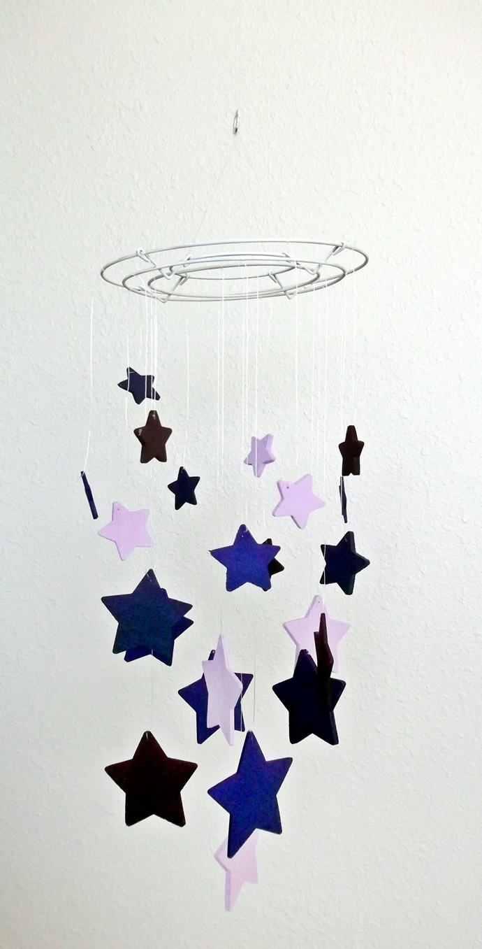 Bright Sycamore: Baby Prep: DIY Star Mobile