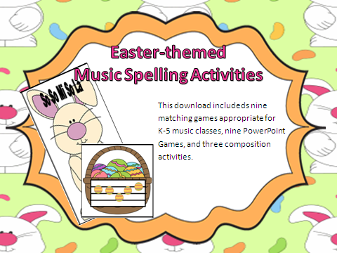 The Sweetest Melody: Music Spelling Bundle - Easter Theme
